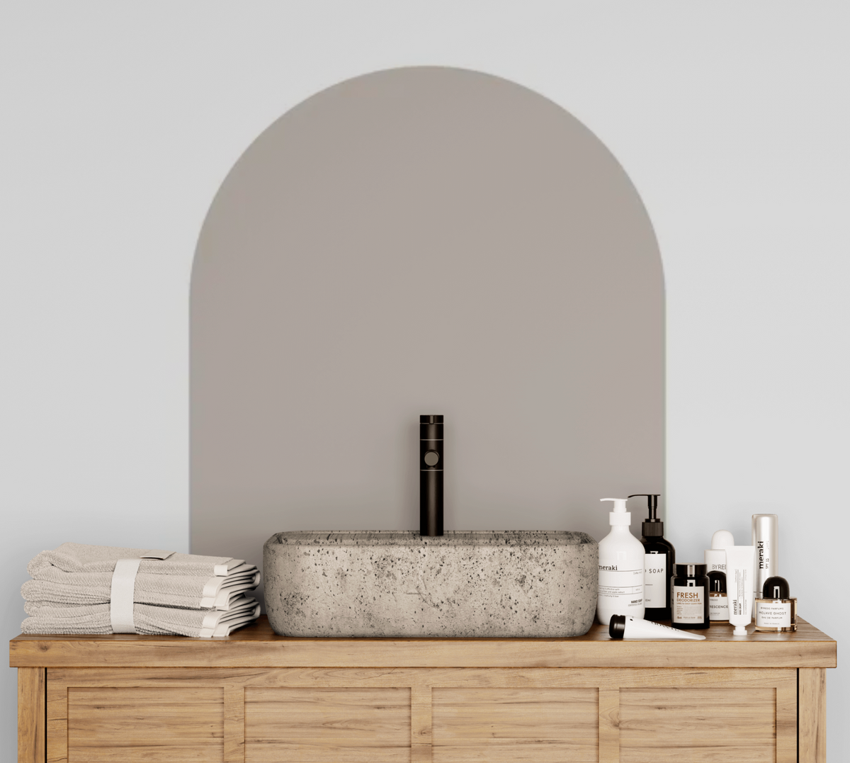 Block Colour Arch Wall Decal – AliceInWallpaperland